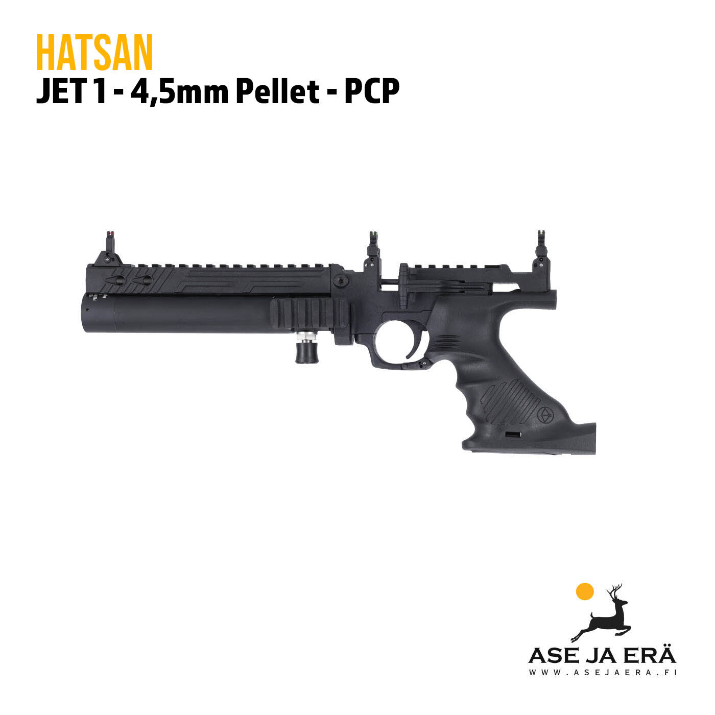 Hatsan JET 1 4,5mm PCP-ilmapistooli PCP ilmapistooli 235 m/s - asejaera ...