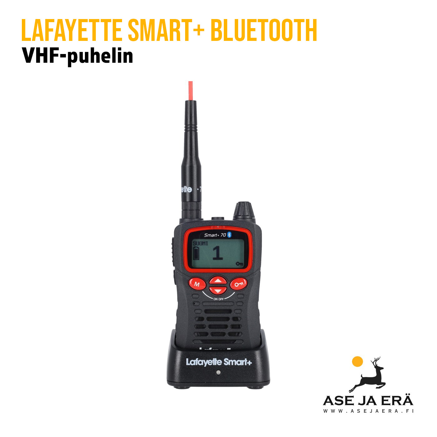 Lafayette Smart+ Bluetooth VHF-puhelin Metsästysradio radiopuhelin - asejaera.fi verkkokauppa