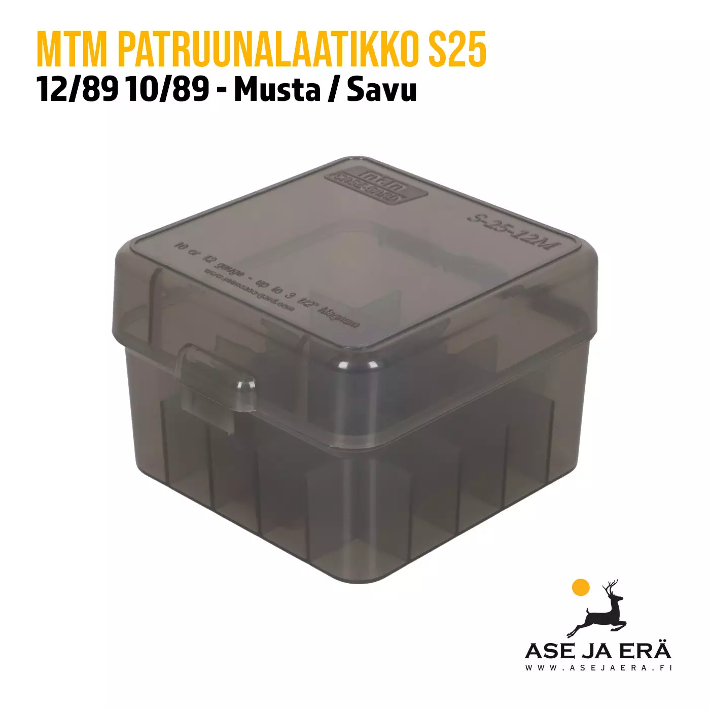 MTM S25-12M-41 12/89 & 10/89 patruunarasia 25 patruunalle, Smoky-kansi ...
