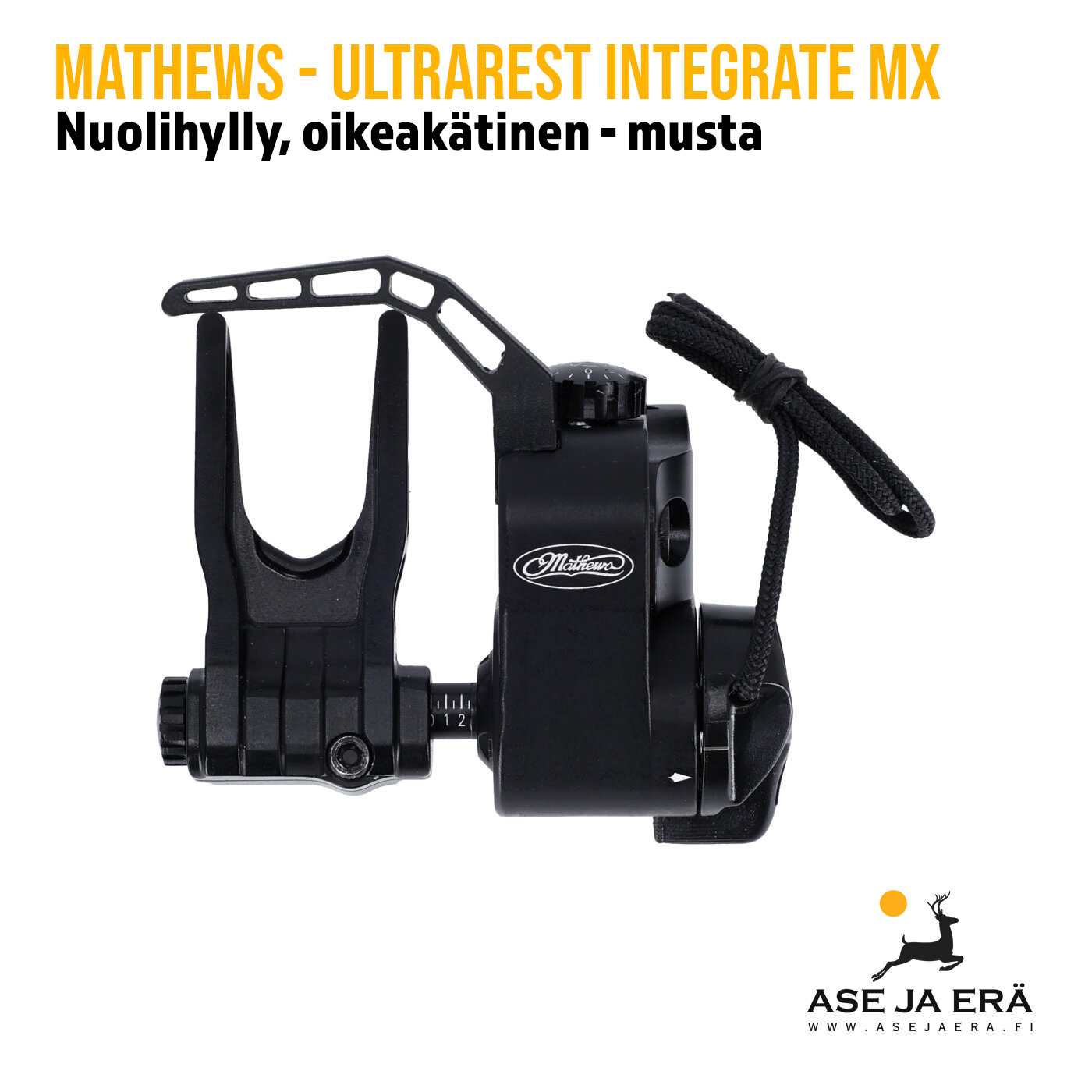 QAD IMX Mathews nuolihylly musta RH - asejaera.fi verkkokauppa