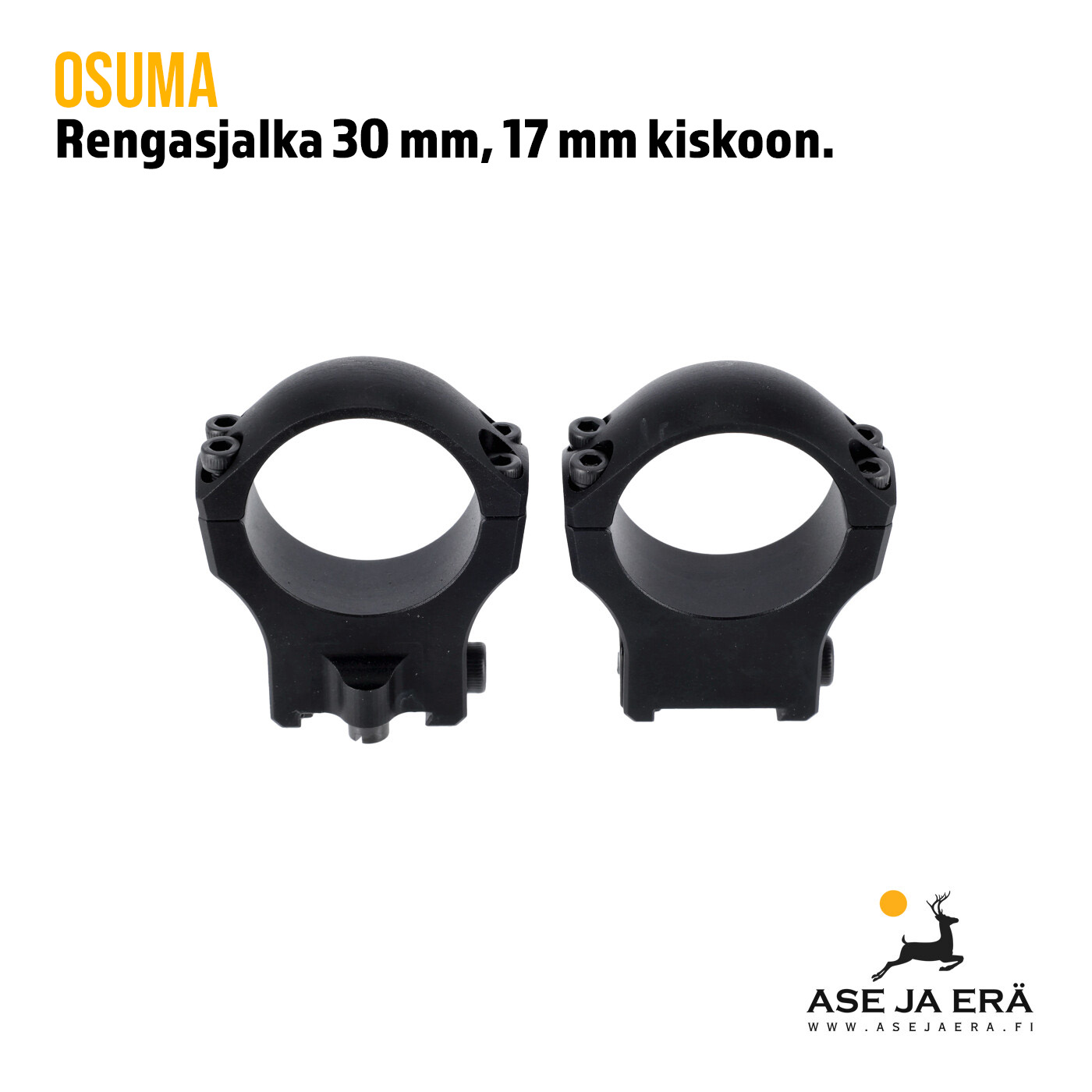 Osuma Rengasjalka 30mm Runkoputkelle Tikka - asejaera.fi verkkokauppa