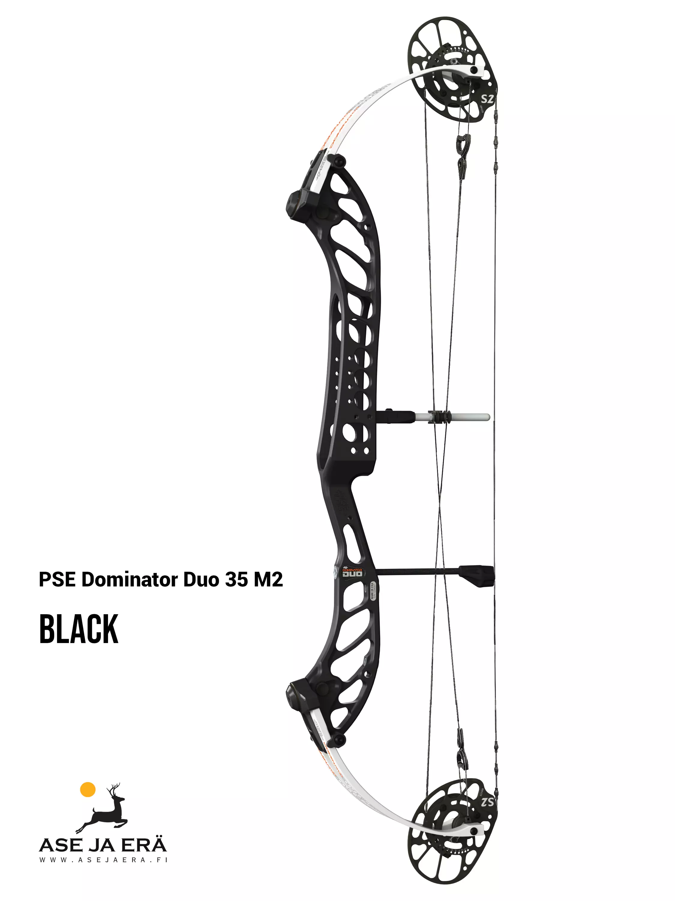 PSE Dominator Duo 35 M2 RH kilpataljajousi Target Compound Bow - asejaera.fi verkkokauppa