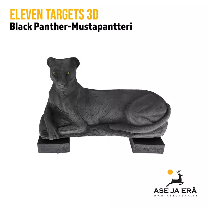 Eleven Targets 3D-taulu Musta Pantteri IFAA 3 - asejaera.fi verkkokauppa
