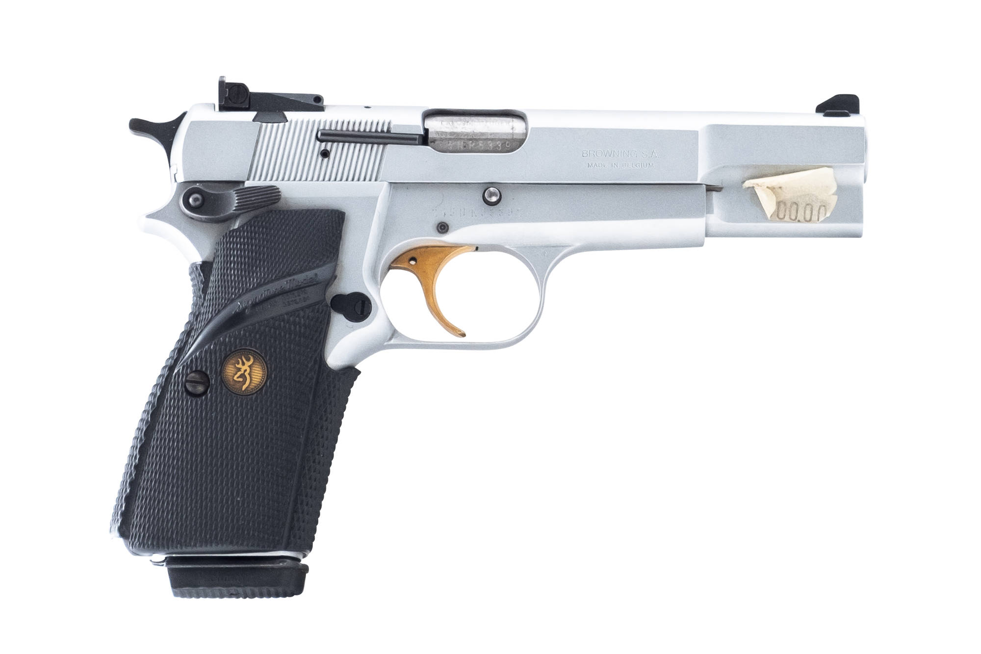 FN Browning HP Silverchrome 9 mm käytetty - asejaera.fi verkkokauppa