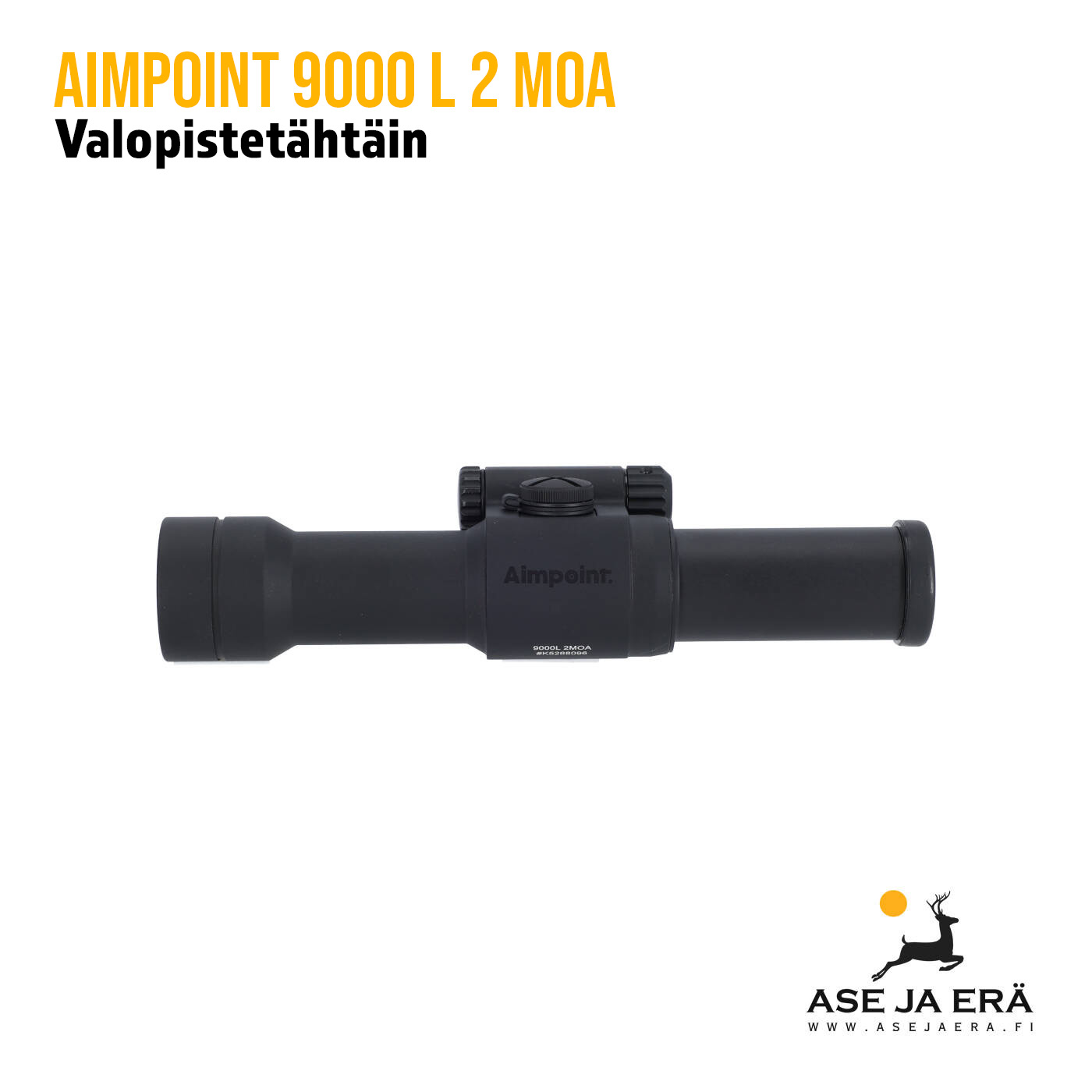 Aimpoint 9000 L 2 MOA punapistetähtäin Red dot reflex sight - asejaera.fi verkkokauppa