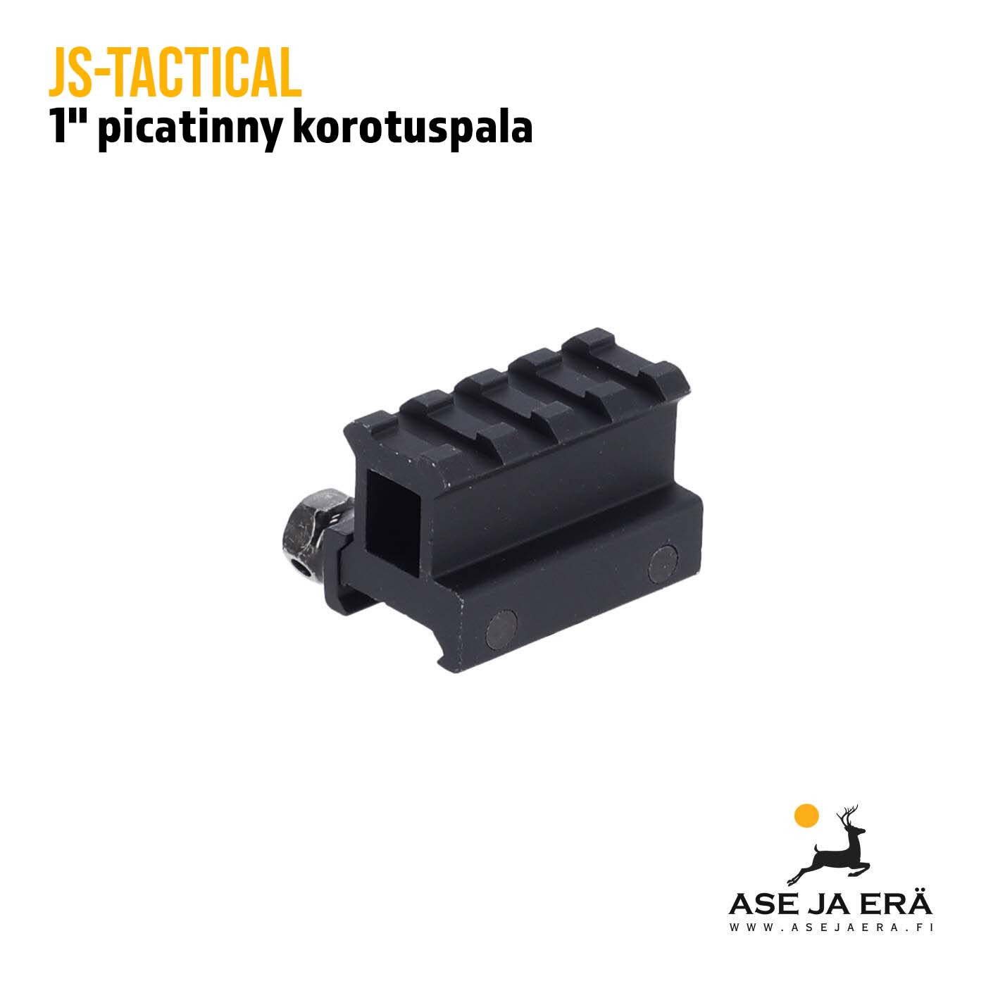 JS-Tactical 1" picatinny korotuspala, 4 uraa 4 Slot - asejaera.fi ...