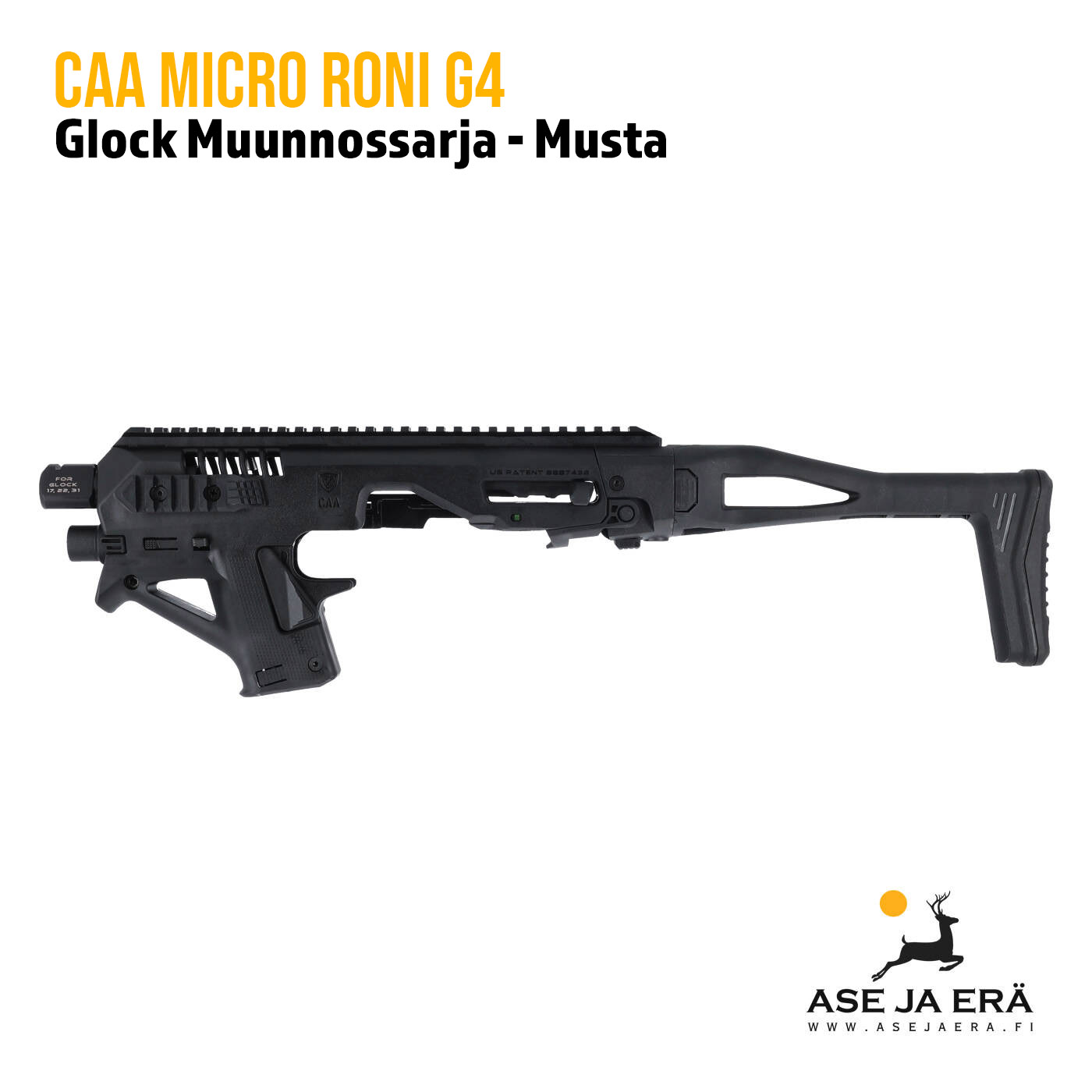 CAA Micro RONI G4 muunnossarja Glock pistooleille Glock 17 / 18 / 22 ...
