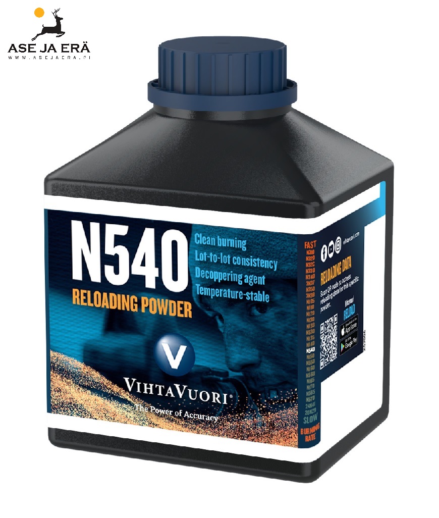 Vihtavuori ruuti N540 1 lb (454g) - asejaera.fi verkkokauppa