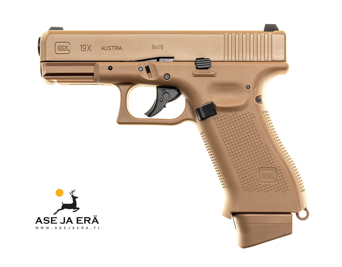 Umarex Glock G19X Blowback 6mm CO2 airsoft pistooli - asejaera.fi ...