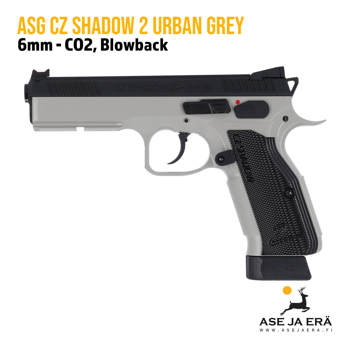 ASG CZ Shadow 2 Urban Grey CO2 Blowback 6mm Airsoft pistooli 19673 full ...