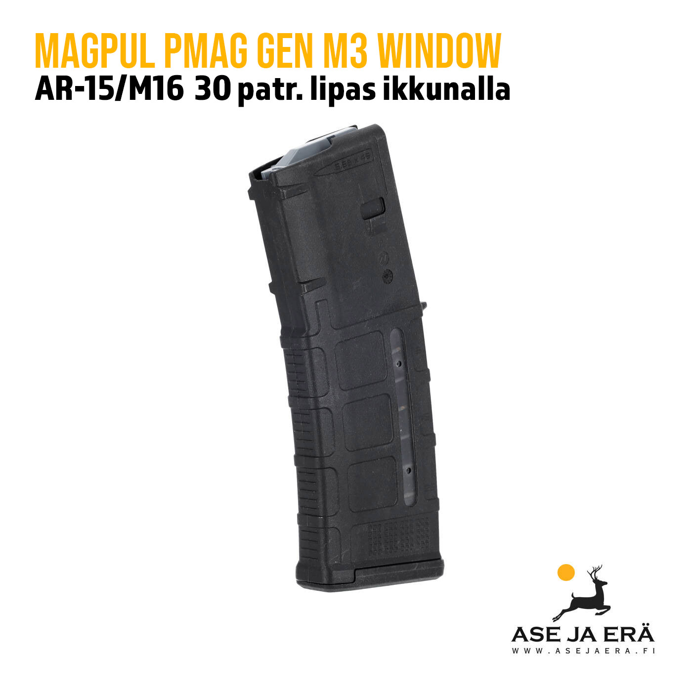 Magpul AR-15/M16 GEN M3 PMAG 30 patruunan lipas ikkunalla - asejaera.fi ...