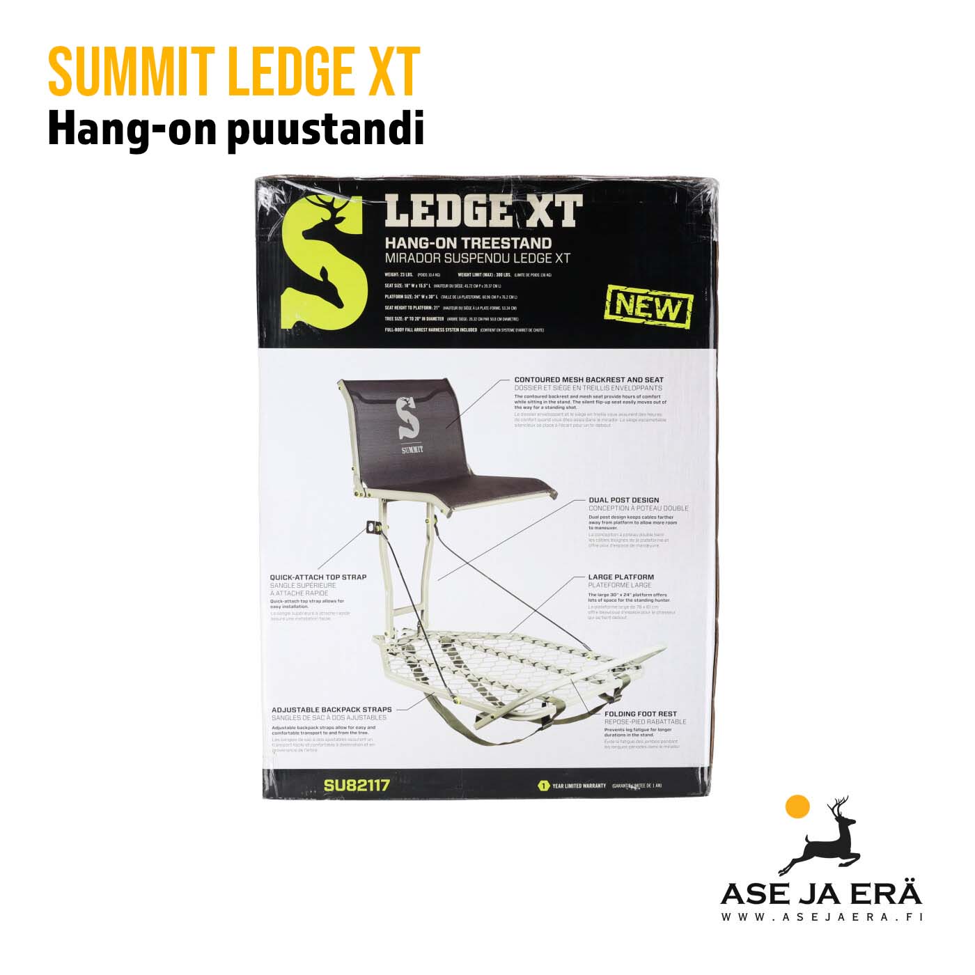Summit Ledge XT Hang-On puustandi Puupassi - asejaera.fi verkkokauppa