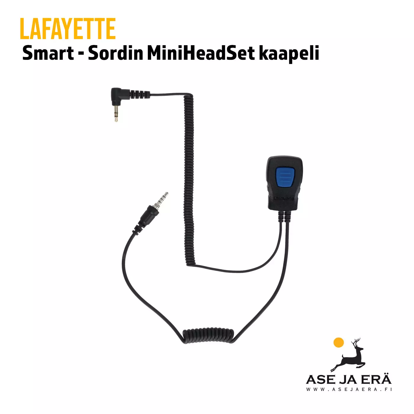 Lafayette Smart Sordin MiniHeadSet liitäntäkaapeli 6124 - asejaera.fi verkkokauppa