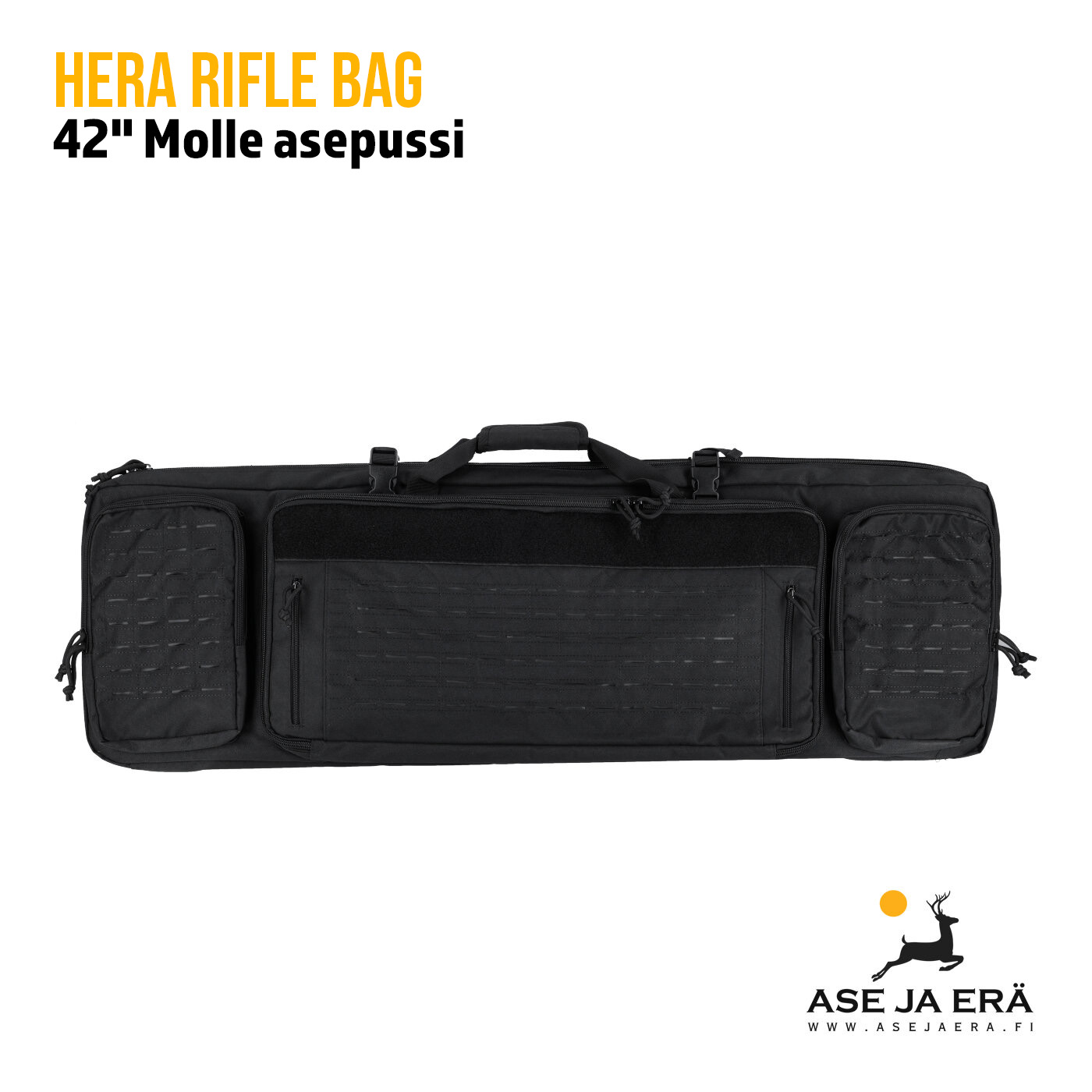 Hera Rifle Bag 42" aselaukku, musta Toiminnalliseen aseen pussi ...