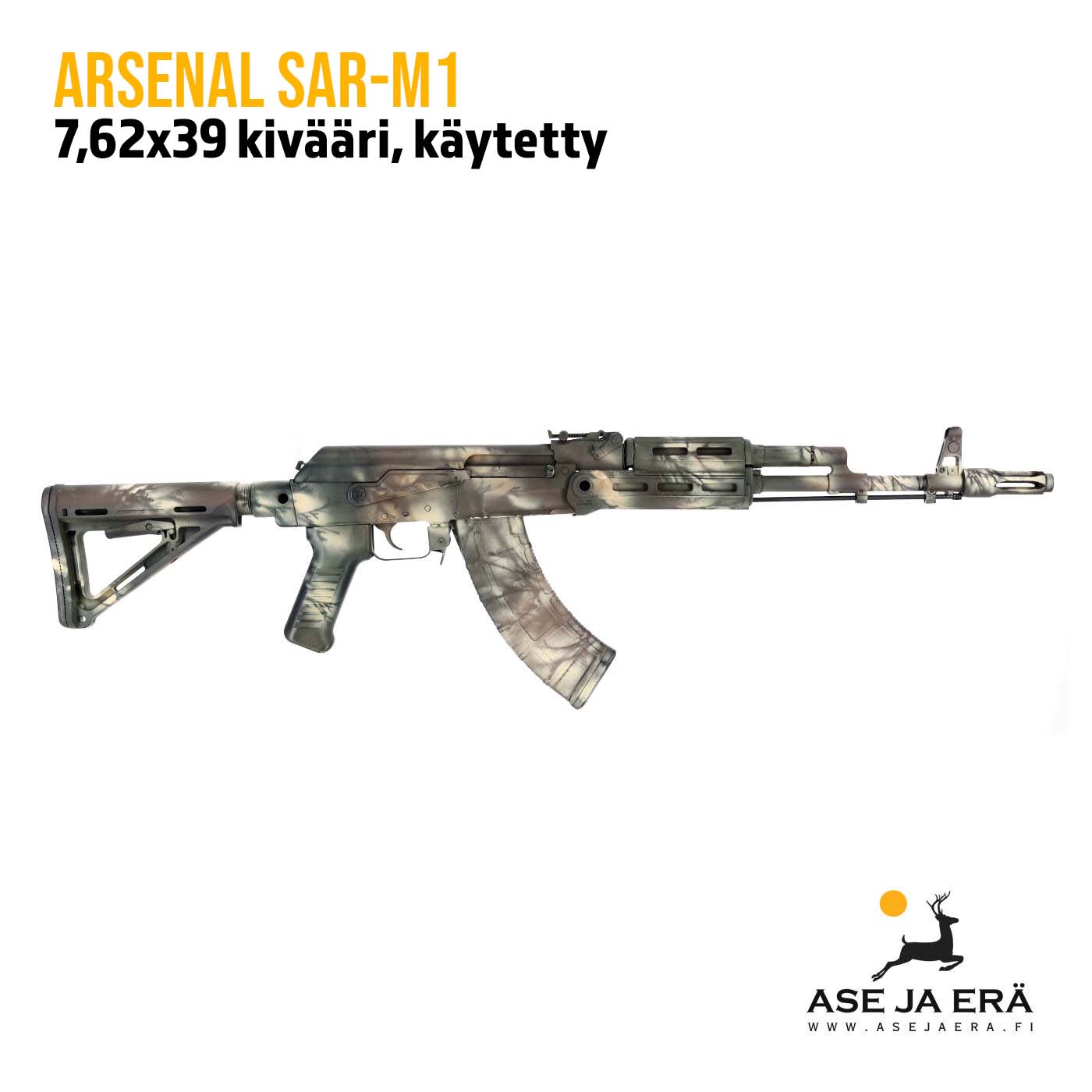 Reserviläiskivääri Arsenal SAR-M1 7,62x39, käytetty - asejaera.fi ...