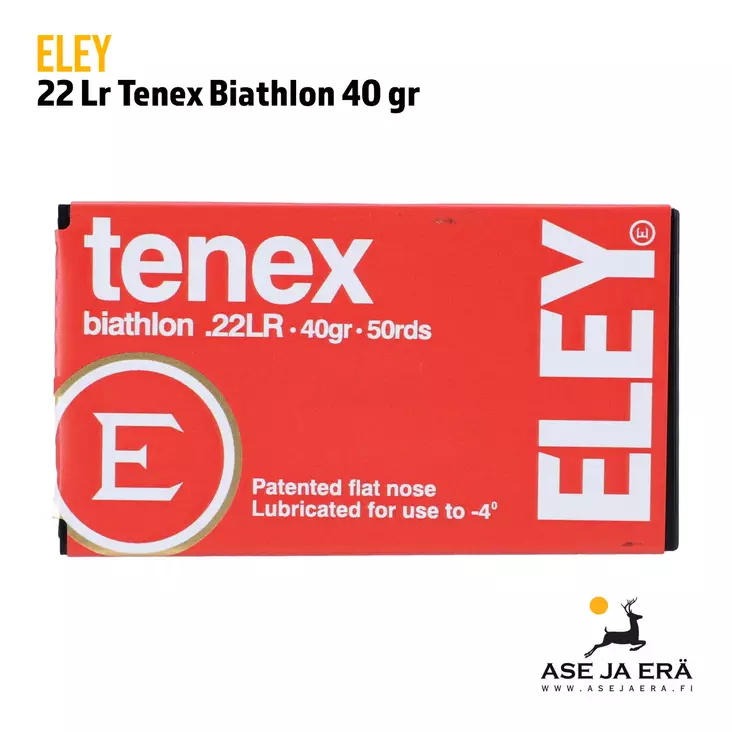 Eley Tenex Biathlon .22lr 40 gr pienoiskiväärin patruuna - asejaera.fi ...