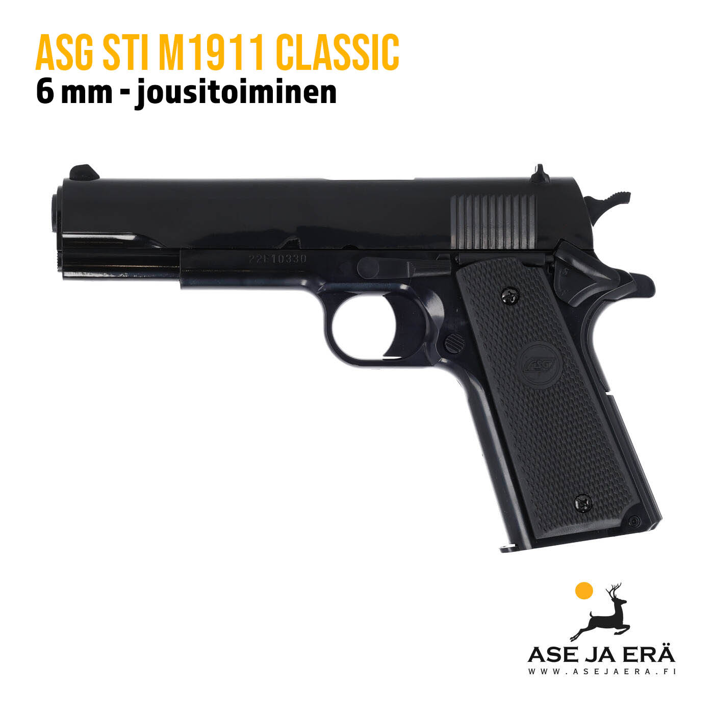 ASG STI M1911 Classic jousipistooli Jousitoiminen - asejaera.fi ...