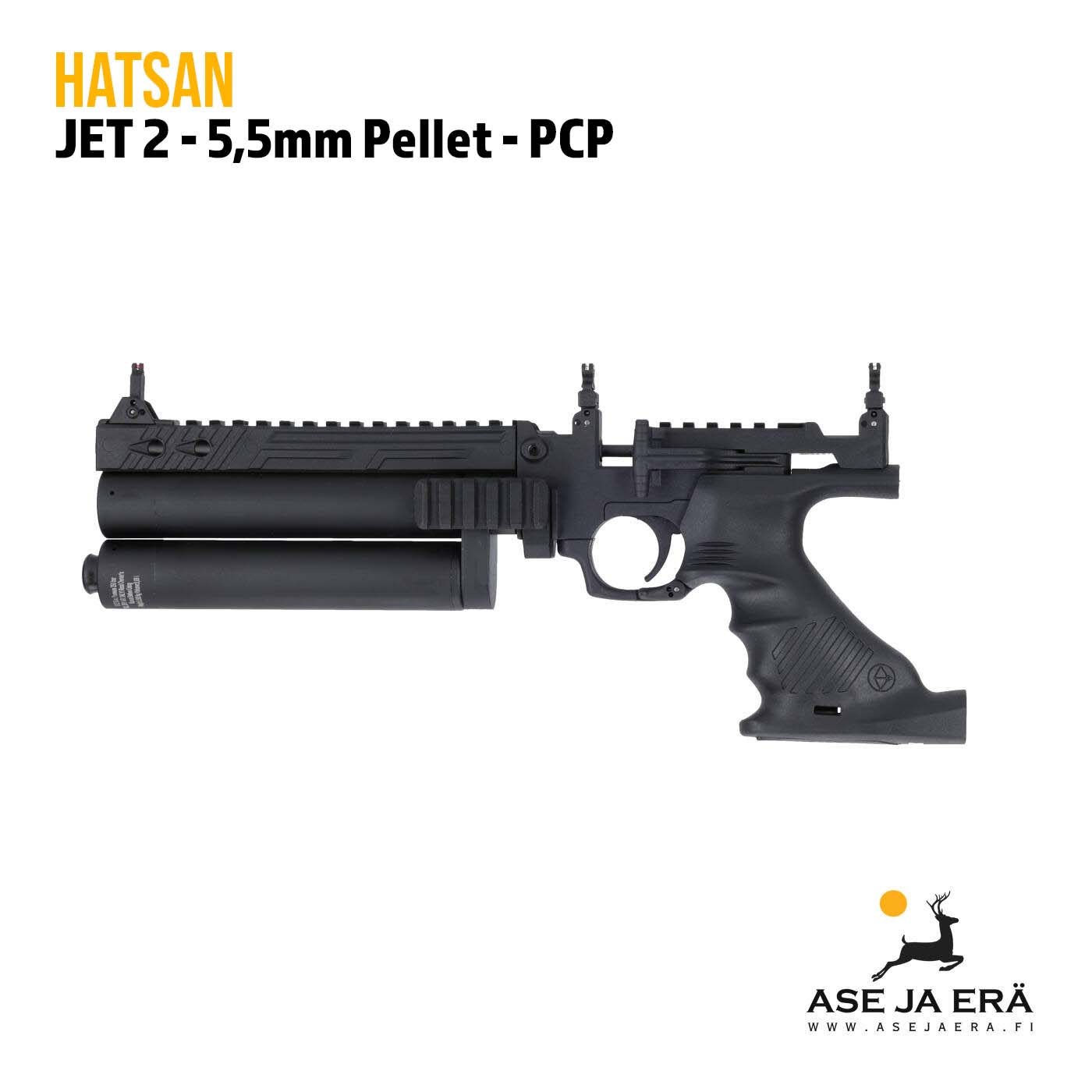 Hatsan JET 2 5,5mm PCP-ilmapistooli PCP ilmapistooli 210 m/s - asejaera ...