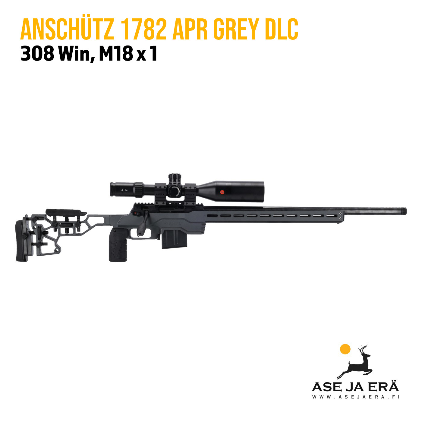 Anschütz 1782 APR Grey DLC tarkkuuskivääri - asejaera.fi verkkokauppa