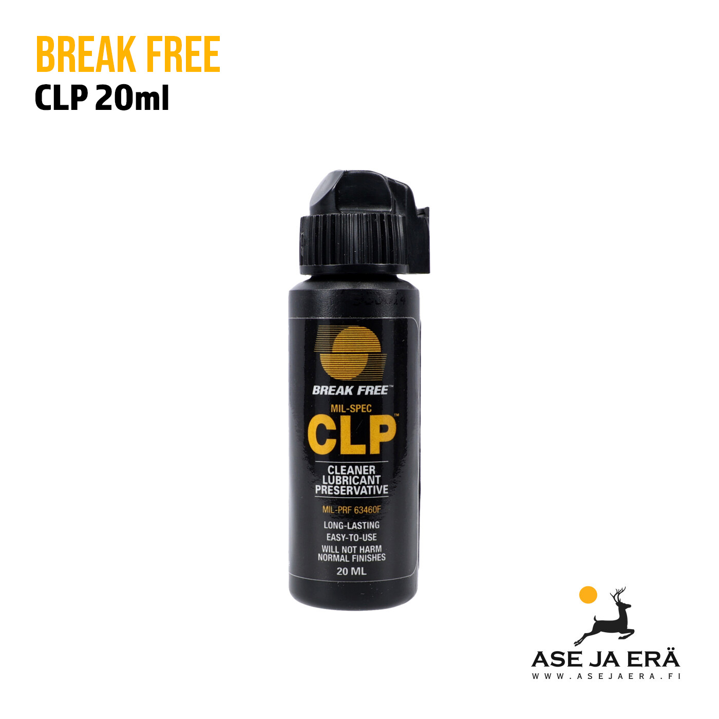 Break Free CLP 20ml aseöljy Mil-spec gun oil - asejaera.fi verkkokauppa