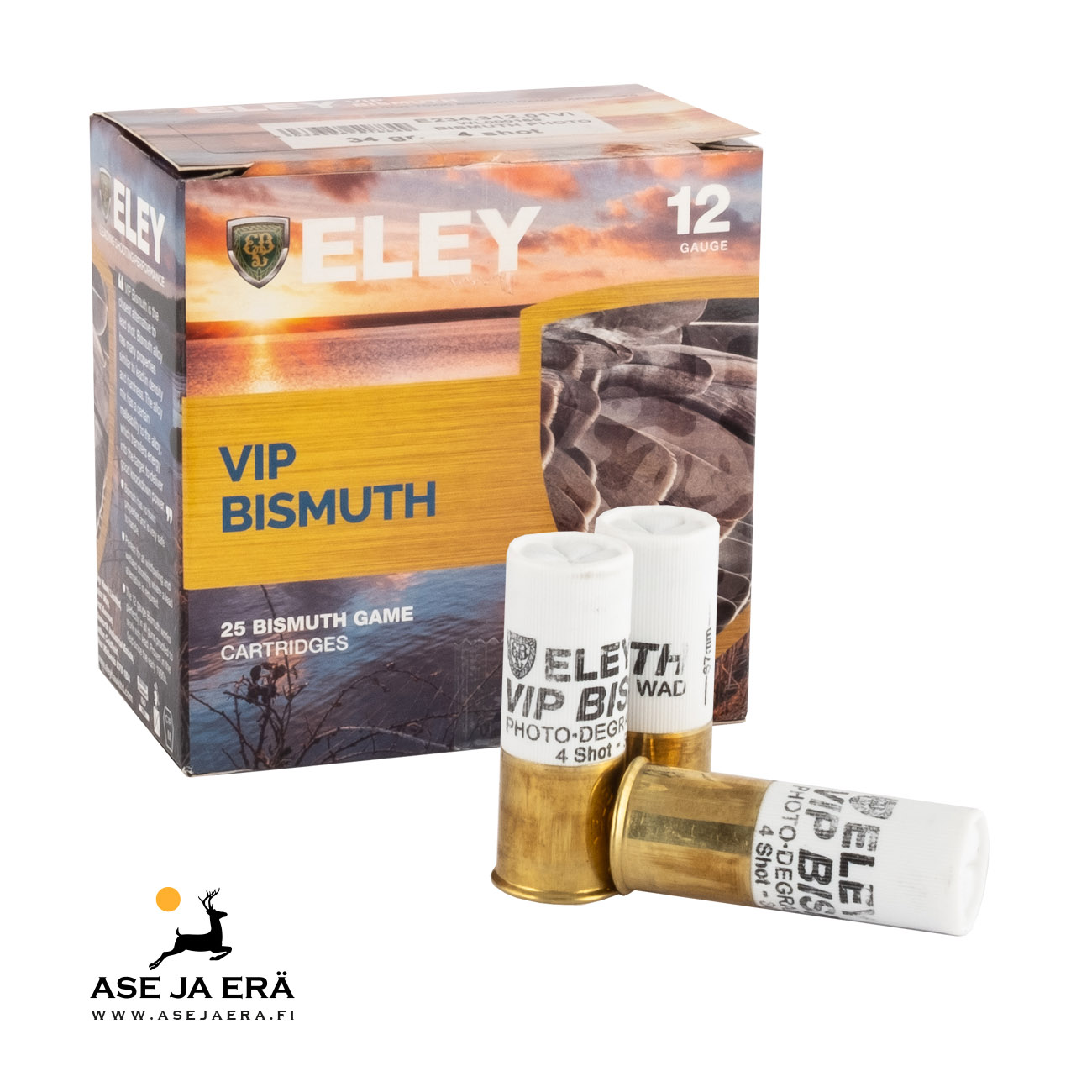 12/67 Eley VIP Bismuth No4 34g 25kpl 3,1mm - asejaera.fi verkkokauppa