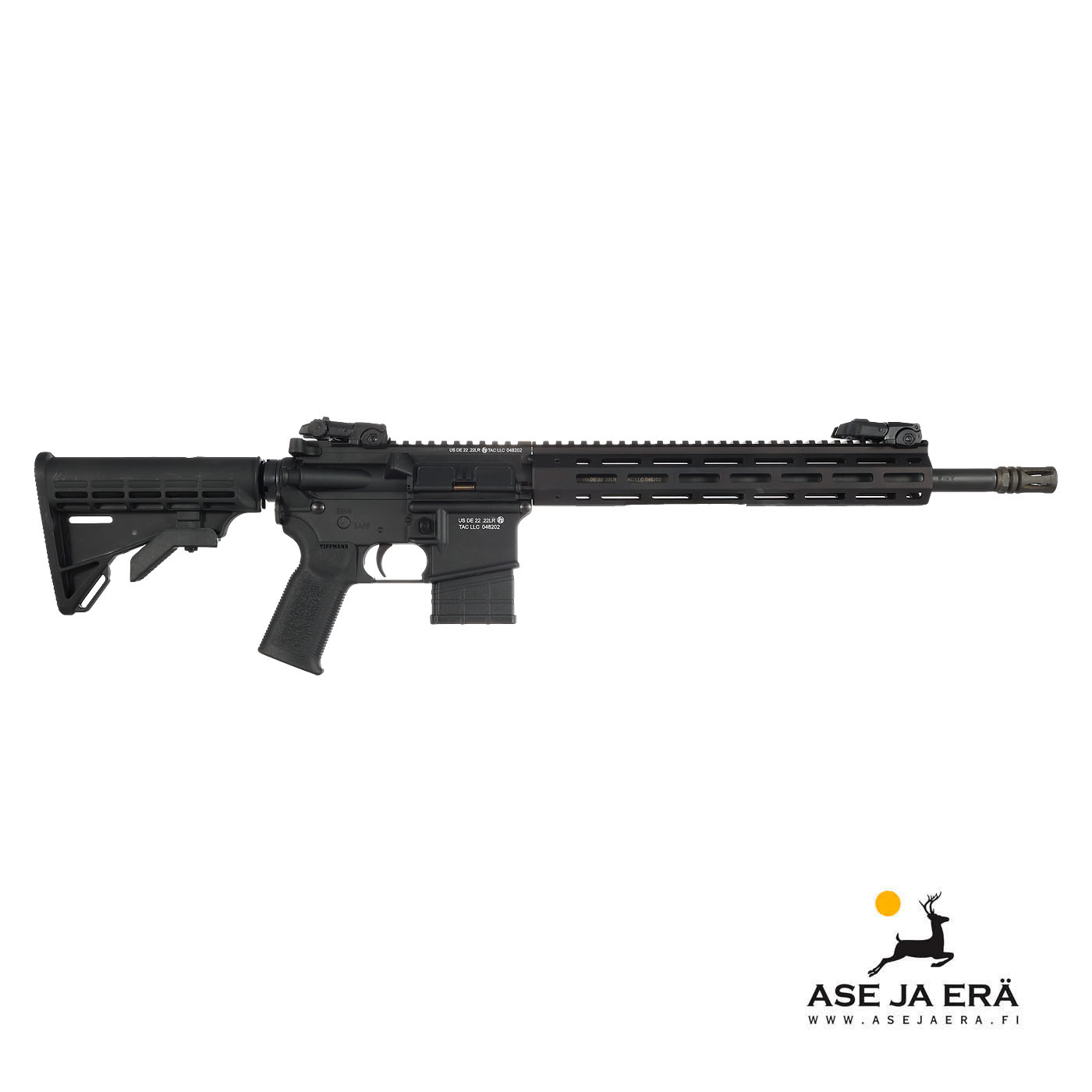 Tippmann M4-22 Elite-L .22LR 16" pienoiskivääri 16" piipulla 12" M-Lok ...