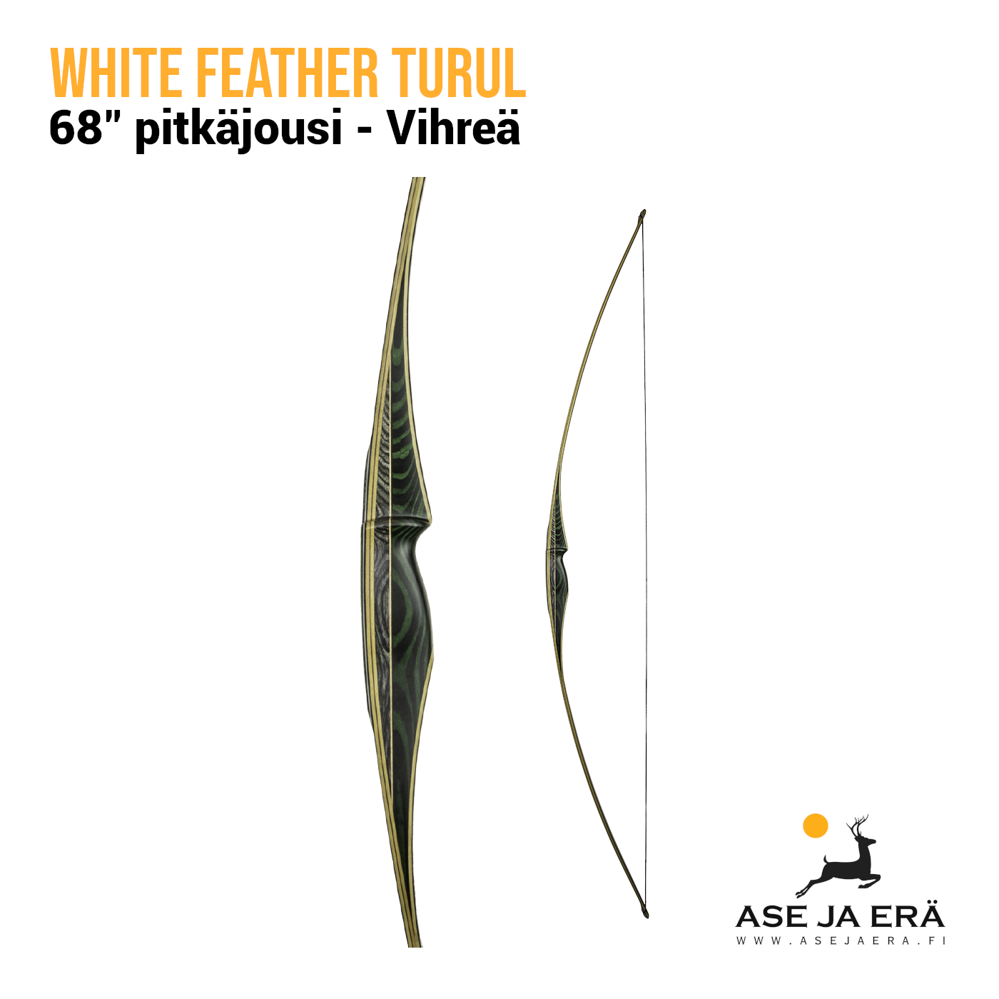 White Feather Turul 68" pitkäjousi vasenkätinen - asejaera.fi verkkokauppa