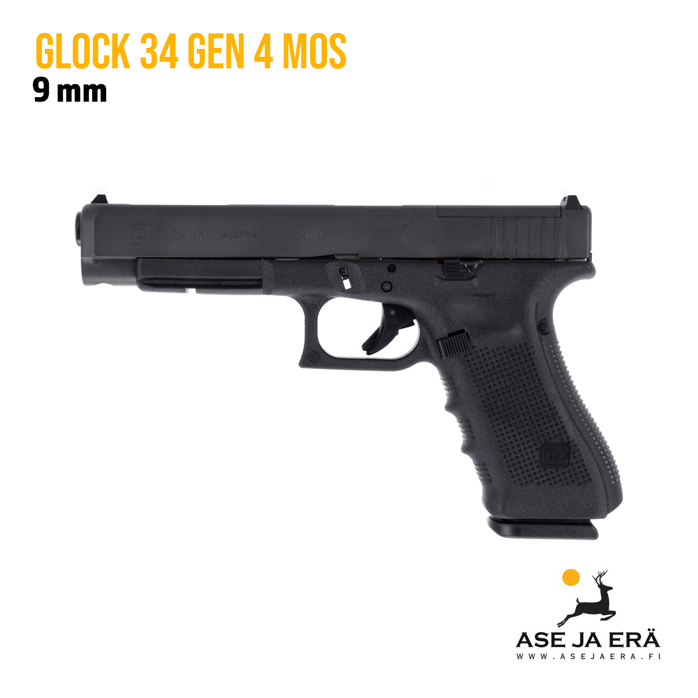 Glock M34 GEN4 MOS 9x19 pistooli 33555 - asejaera.fi verkkokauppa