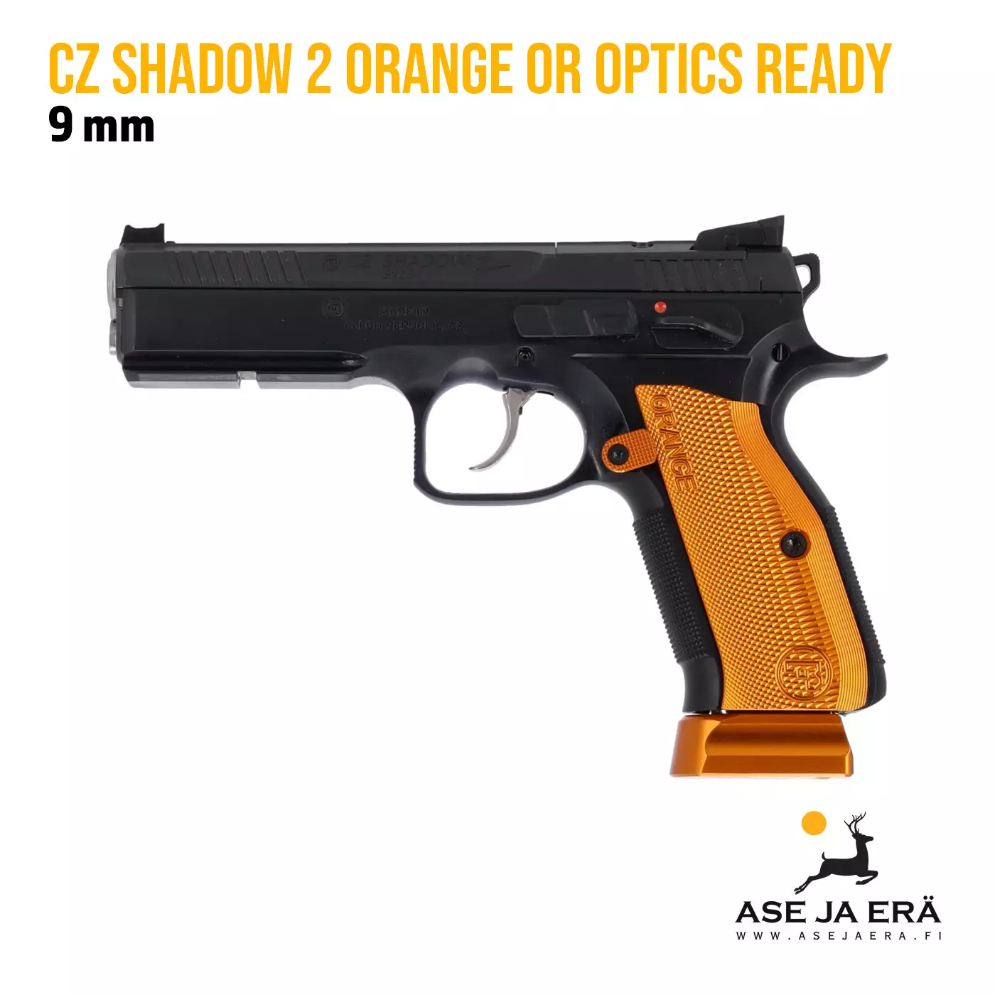 CZ Shadow 2 Orange Optics Ready pistooli 9 mm Specifically developed for IPSC - asejaera.fi ...